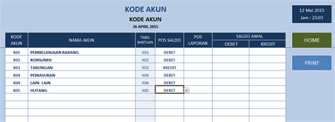 APLIKASI AKUNTANSI EXCEL GRATIS