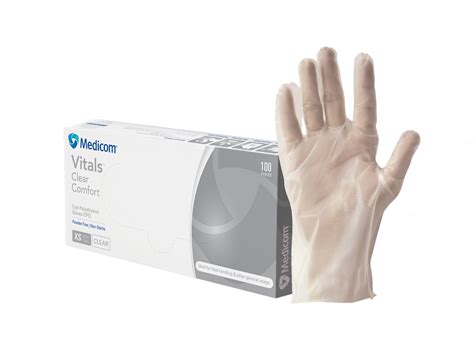 Vitals Clear Comfort Cast Polyethylene Gloves Cpe Powder Free