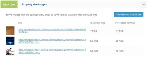 how to easily properly size images on wordpress to improve performance
