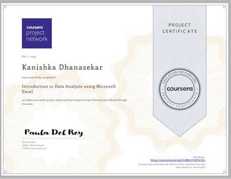 Kanishka Dhanasekar On Linkedin Dataanalysis Excelskills Courseracertificate