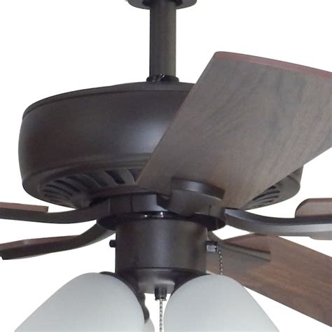 Harbor Breeze Grace Bay 52 In Bronze With Cherrywalnut Blades Led