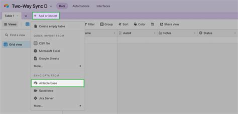 Two Way Syncing In Airtable