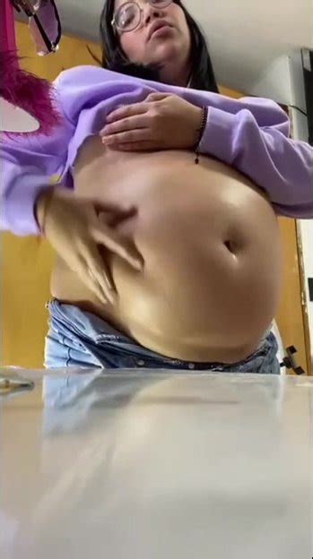 Huge Bbw Asian Gassy Belly Stuffing