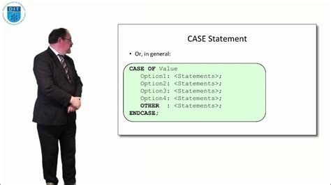 Pseudocode Selection Control Structure Case Statement Youtube
