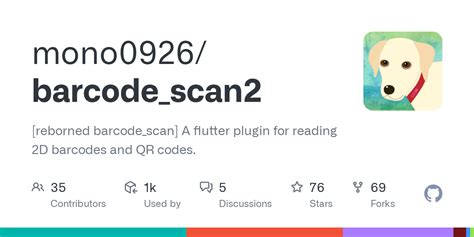 GitHub Mono0926 Barcode Scan2 Reborned Barcode Scan A Flutter Plugin For Reading 2D