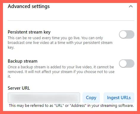 Stream To Facebook Using Custom RTMP