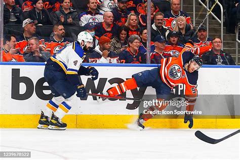 Edmonton Oilers Center Connor Mcdavid Is Hit By St Louis Blues News