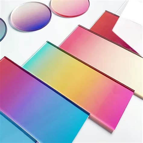 磨砂透明渐变色亚克力板炫彩板隔断板石头纹水波纹广告装设uv印刷 阿里巴巴