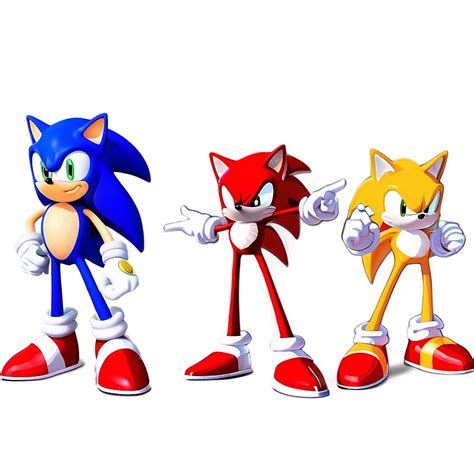 Download Sonic Characters Lineup Png Bmj36