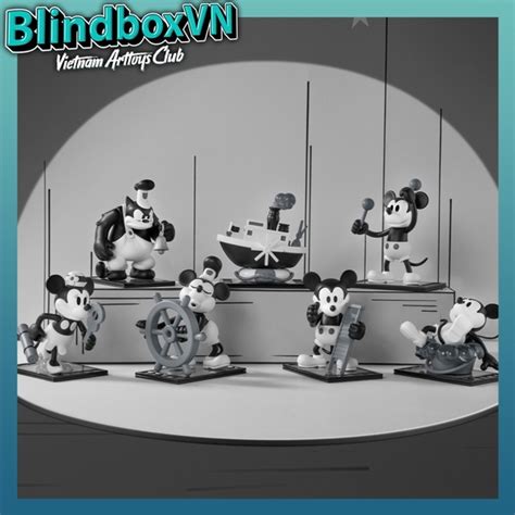 Disney Steamboat Willie Series Figures Popmart Chính Hãng