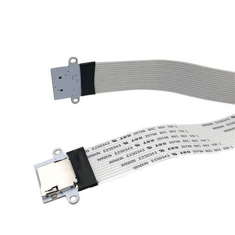 Rjx Micro Sd Memory Card Slot 25cm Extender Flex Cable Screw Hole Fix Tf Reader Test