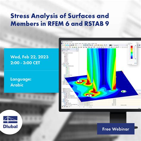 Webinar Stress Analysis Of Surfaces And Members In Rfem 6 And Rstab 9