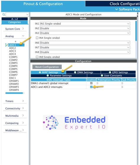 Stm32 Adc Application Part 2 Single Conversion Using Interrupt And Dma