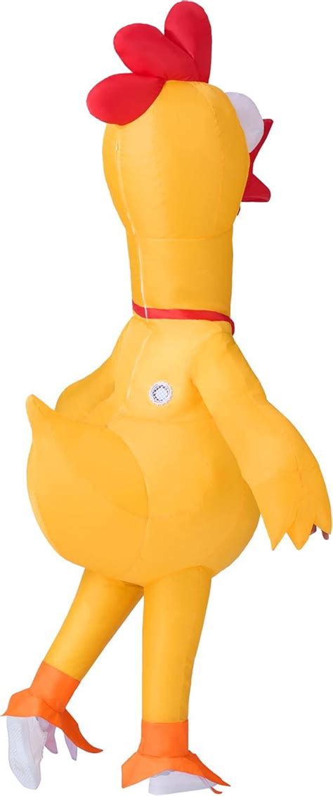 Spooktacular Creations Adults Halloween Inflatable Rubber Chicken