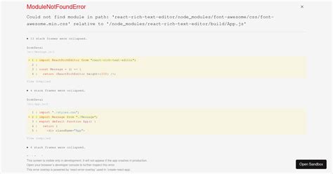 react rich text editor examples codesandbox