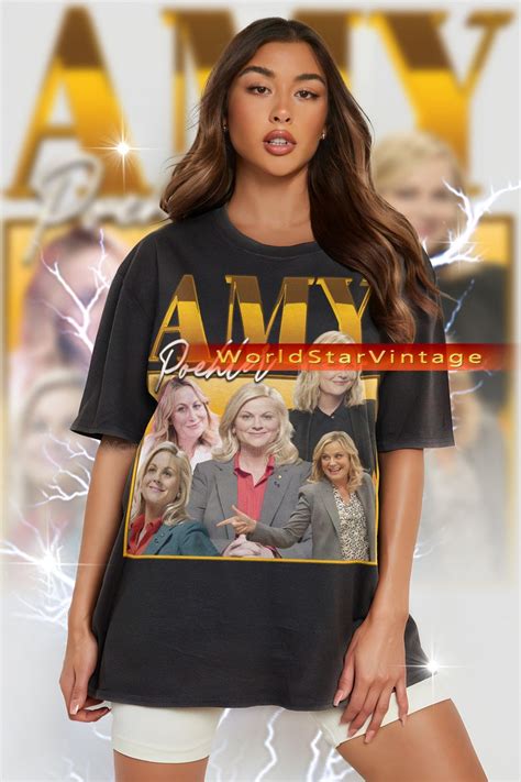 Amy Poehler Vintage Shirt Amy Poehler Homage Tshirt Amy Poehler Fan