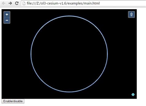 Openlayers 3 Ol3 Cesium Example Not Working When Run From Local Pc