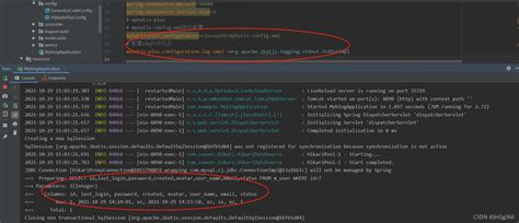 Springboot中配置mybatis控制台日志打印报错springboot Logging 打印报错行 Csdn博客