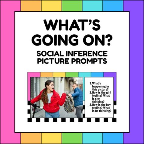 what s going on social inference picture prompts by the social speech path