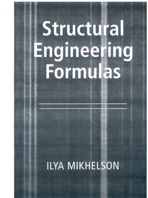 Structural Engineering Formulas Pdf Pdf