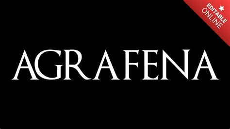 Agrafena | Game Of Thrones Font | Text Effect Generator