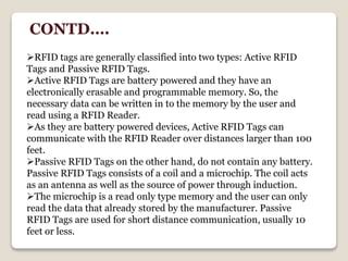 Rfid Based Access Control System Using Microcontroller PPTX