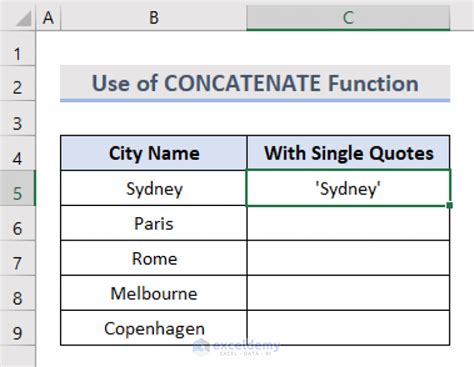 How To Add Single Quotes In Excel 5 Easy Methods Exceldemy