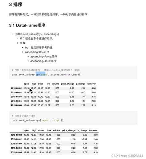 Pandasdataframe操作与numpy运算在python中的应用 Csdn博客