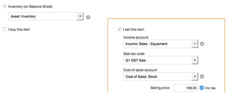 combo items online accounting