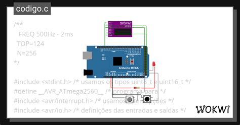 Questao02interrupções Wokwi Esp32 Stm32 Arduino Simulator
