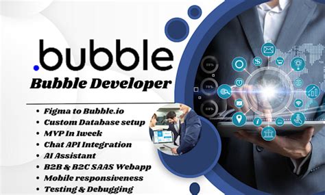 Bubble Io App Developer Bubble Saas Mvp Web App Bubble App Openai