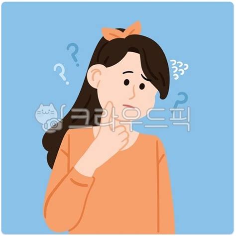 고민하는 사람 사진 스토리 보드 작가