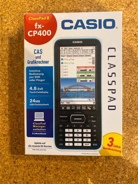 Casio Fx Cp400 Classpad Ii Cas Grafikrechner In Sachsen Schneeberg
