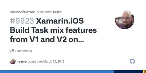Xamarin IOS Build Task Mix Features From V And V On Documentation Issue Microsoft