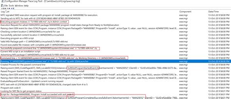 Track Sccm Package Deployment Through Client Log Flow Configuration