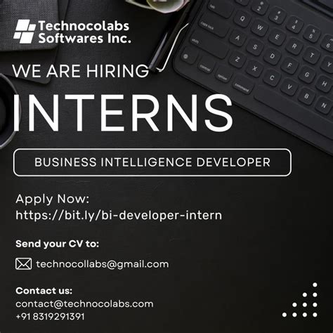 technocolabs softwares on linkedin business intelligence developer