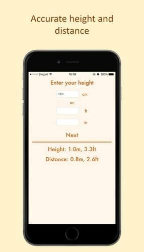 Object Height Apps User Interface Screenshots Download Scientific