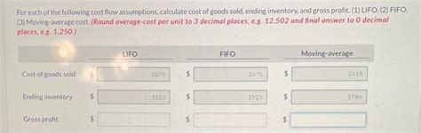 Solved Lily Inc Is A Retailer Operating In British