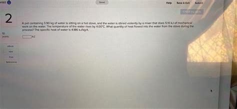 solved hw16 swed help save and exit submit 2 a pot containing