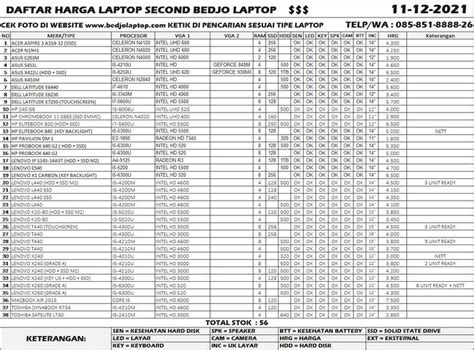 Jual Laptop Asus Bekas Di Malang