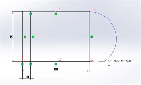using advanced sketching tools exercise 2 in solidworks cad mode