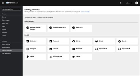 Configure An External Idp Using Keycloak Camunda 8 Docs