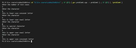 C Program To Check Whether The Character Is Vowel Consonant Or Special Character CodeWithDhiru