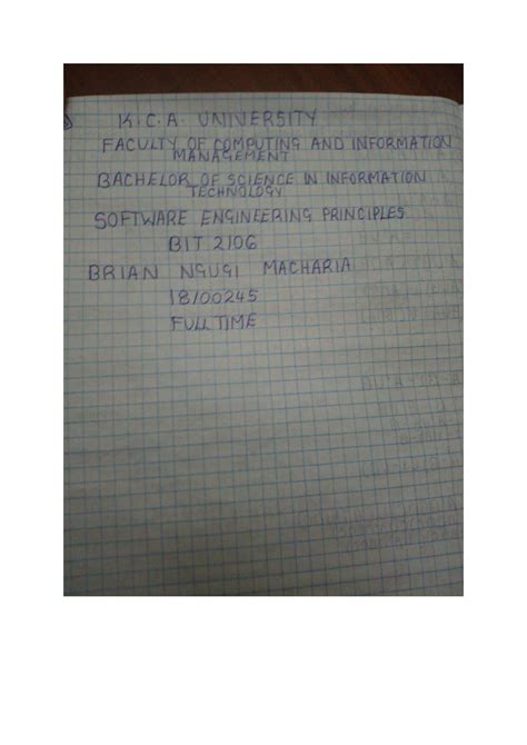 Solution Software Engineering Principles Exam Studypool