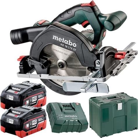 Metabo KS 18 LTX 57 18V 165mm Circular Saw (2x 8Ah LiHD) | Circular saw ...