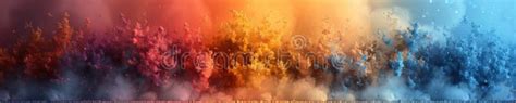 Colorful Abstract Animation With Soft Background And Dispersion Effect
