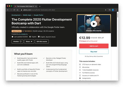 Udemy Discount Issue Dwyl Learn Flutter GitHub