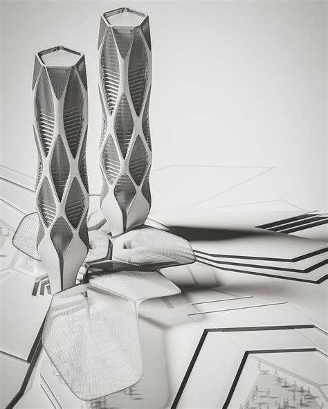 Ayoub Ahmad On Instagram Concept 15 Latticea Towers Architecture Concept Design