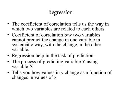 Regression And Correlation Coefficient Ppt