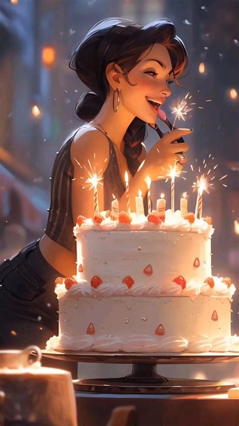 Пин от пользователя Копилка гиф на доске Ваши пины Свечи ко дню рождения Изображения «с днем